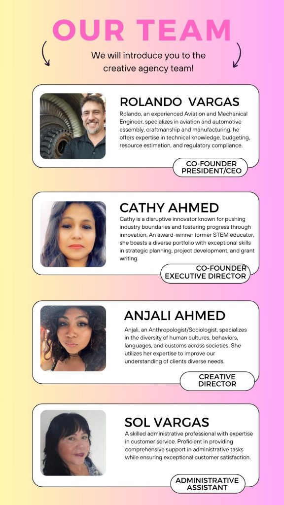 Meet Our Team - Creatively Granted, LLC.